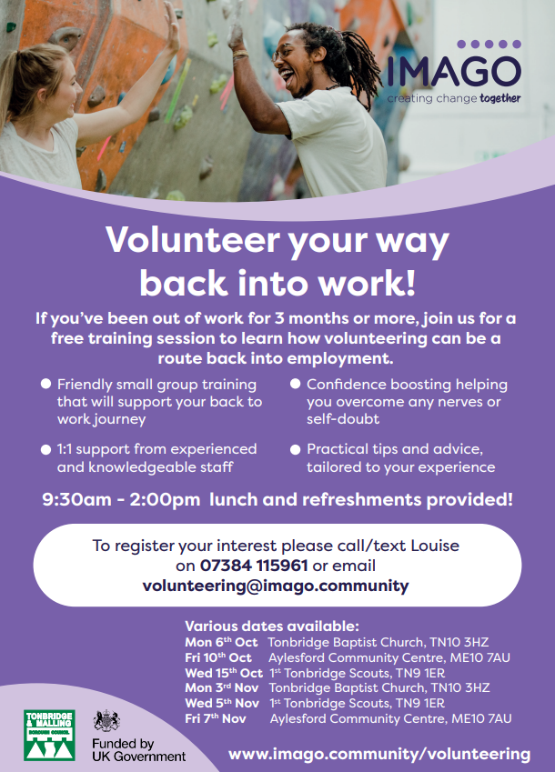 Volunteer Training: Your Path Back to Work with Imago